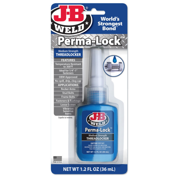 JB Weld Perma-Lock 36ml Medium Strength Threadlocker | Boxlot Wholesale