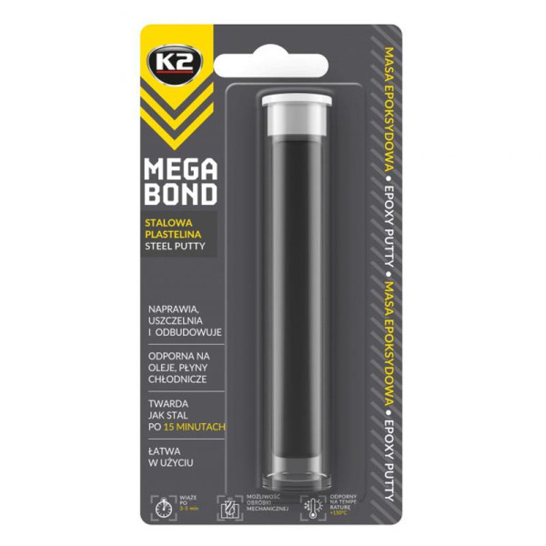 K2 MEGA BOND Epoxy Steel Putty 20g B322 | Boxlot Wholesale